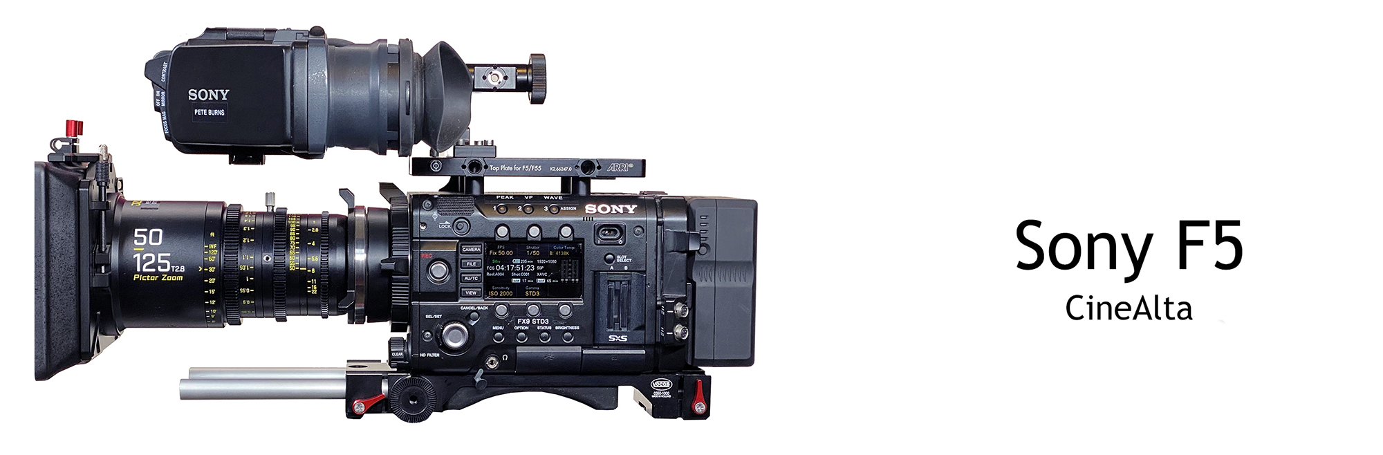 Sony F5 super35 4K sensor camera.